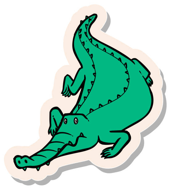 [90] Angry alligator Clipart Vector PNG , SVG, EPS, PSD, AI