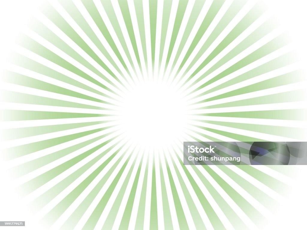 Concentrated Line Background Material Of Slightly Colorful Shining Sun