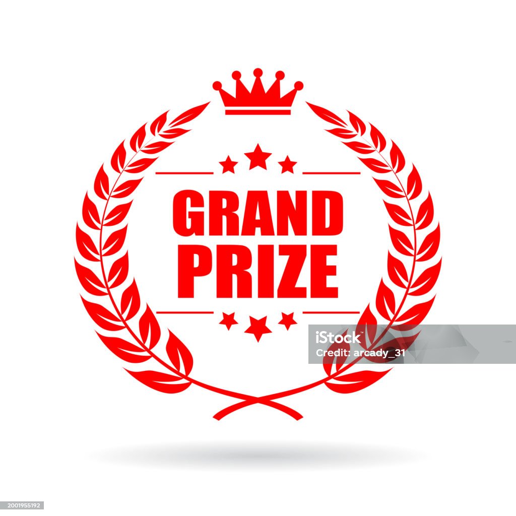 Grand Prize Award Icon With Laurel Wreath Stock Illustration - Download ... Grand Prize Award Icon With Laurel Wreath Stock Illustration - Download ...