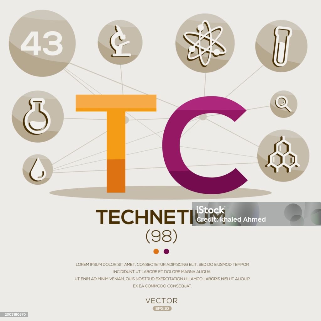 Tc The Periodic Table Element Stock Illustration Download Image Now