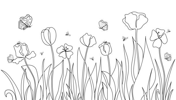 Download Flower, Bee, Insect. Royalty-Free Stock Illustration Image ...