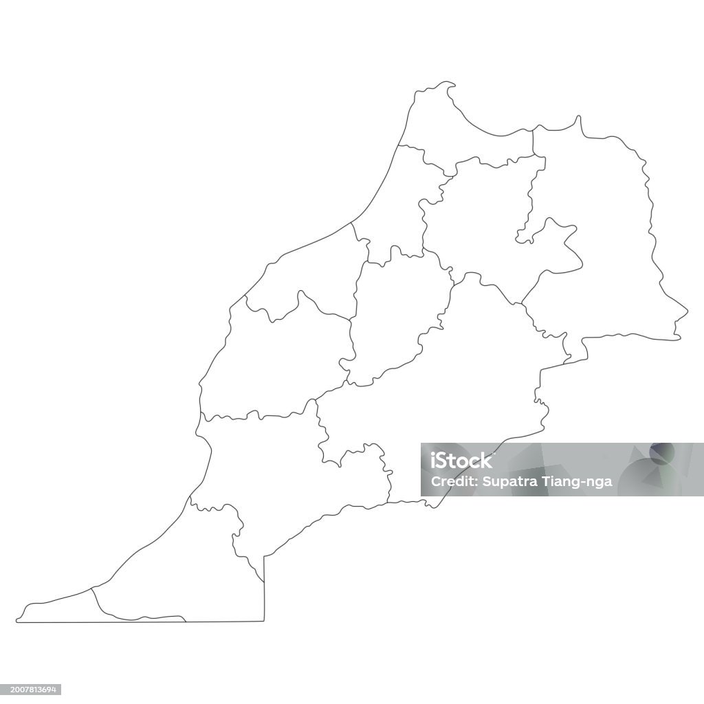 Carte Du Maroc Carte Du Maroc Dans Les Provinces Administratives En