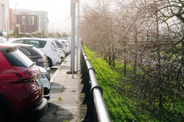 Free Stock Photo of Cars Parked Along Side of Road | Download Free ...