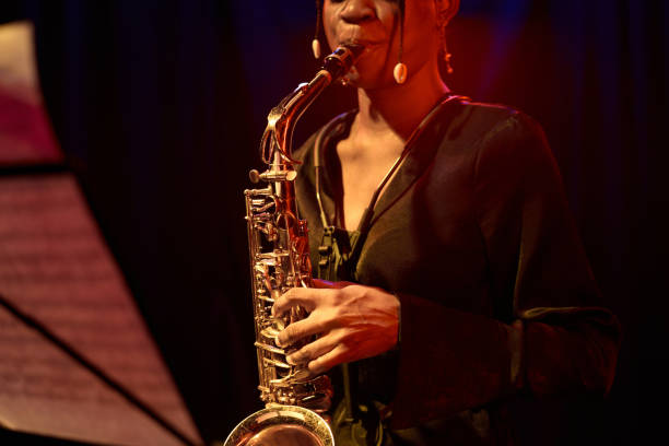 Free picture: African American jazz musicians playing saxophones, a ...