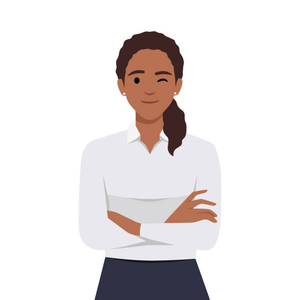 90 Sassy Winking Woman Stock Illustrations Royalty Free Vector