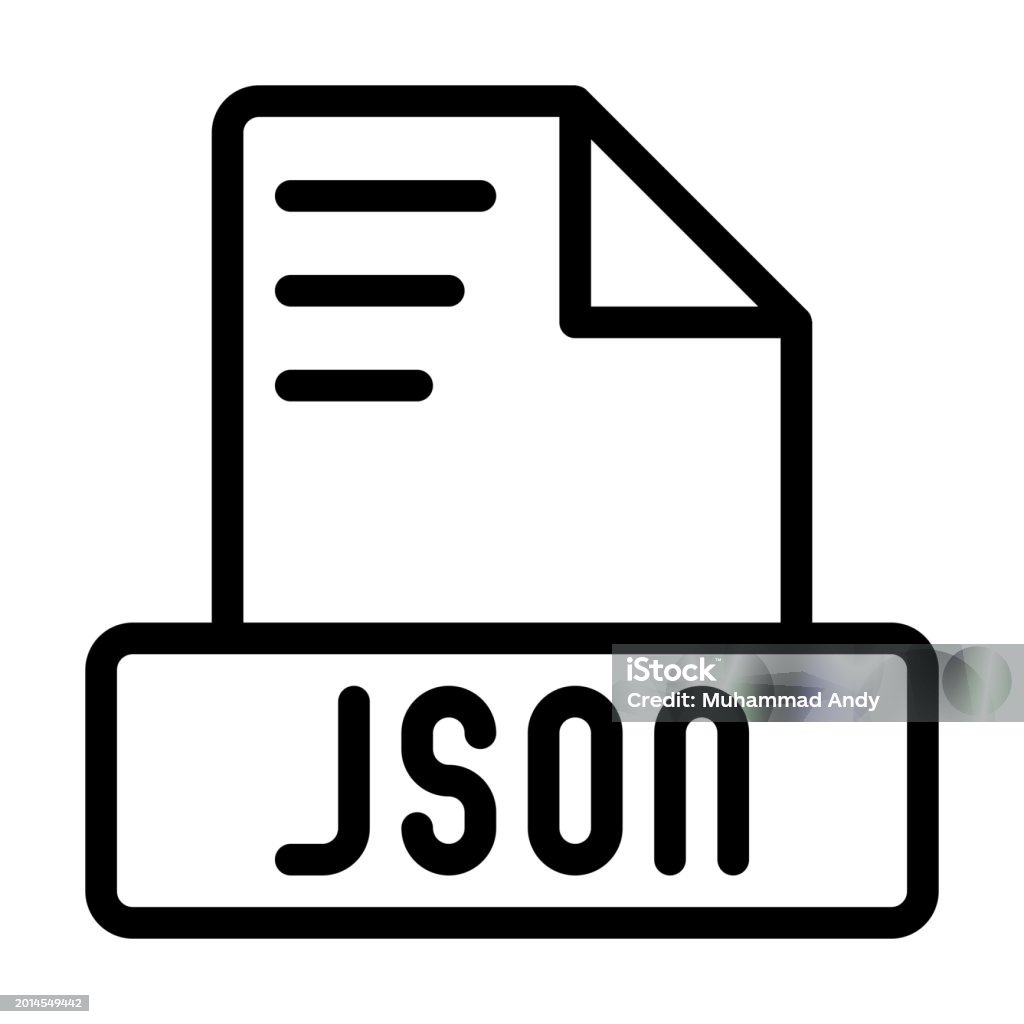 Ilustración de Icono De Archivo Json Extensión De Archivo De Esquema ... Ilustración de Icono De Archivo Json Extensión De Archivo De Esquema ...