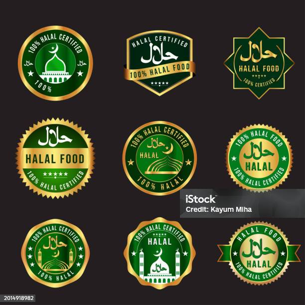 Logo Bersertifikat Halal Lencana Halal Stempel Bulat Dan Logo Vektor ... Logo Bersertifikat Halal Lencana Halal Stempel Bulat Dan Logo Vektor ...