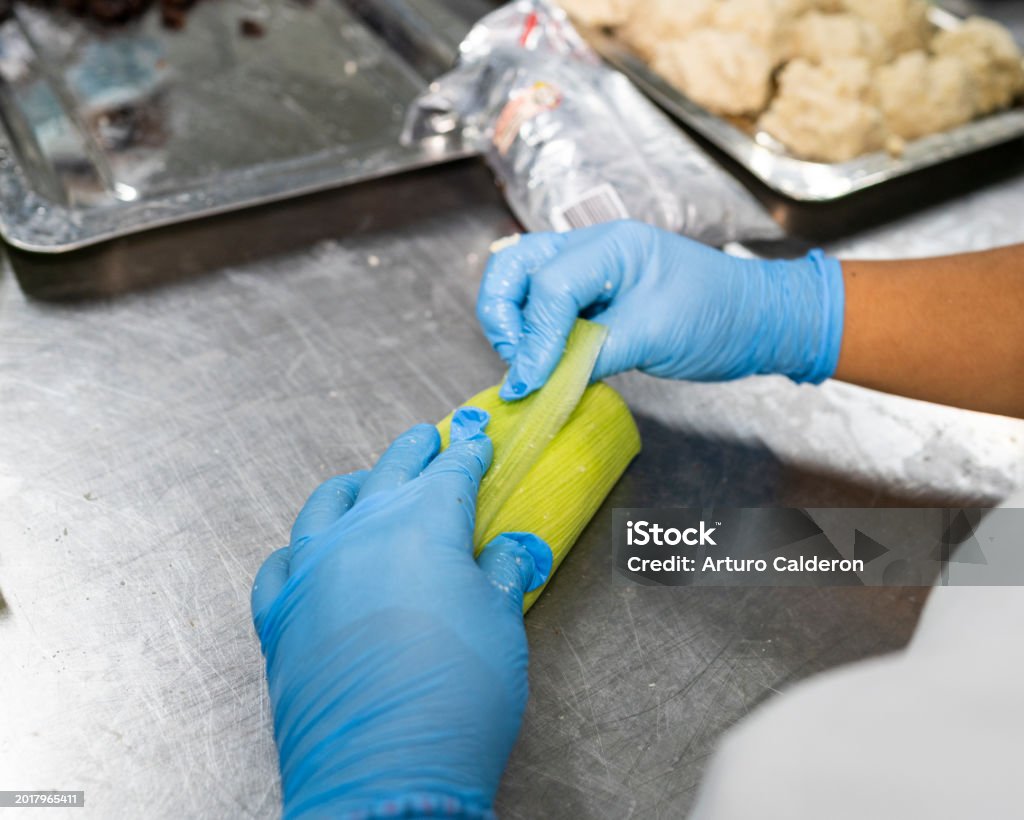 Preparation And Elaboration Of Peruvian Sweet Humita Humitas Stuffed With Manjar And Sweet