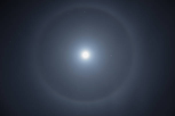 Free Stock Photo of Luminous full moon with halo effect | Download Free ...