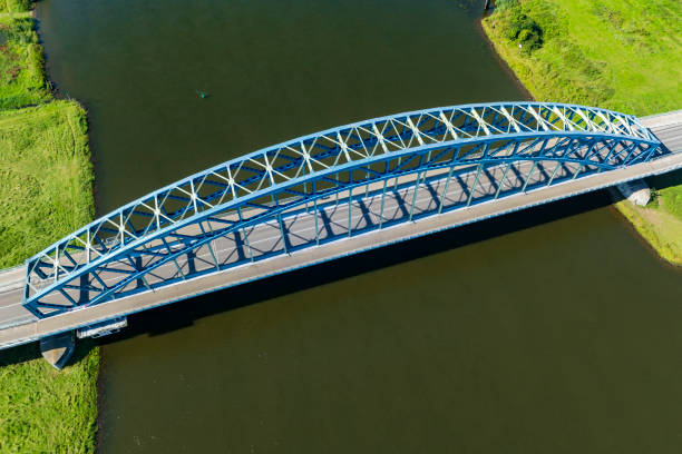 Free Stock Photo of Steel Bridge Spanning River | Download Free Images ...