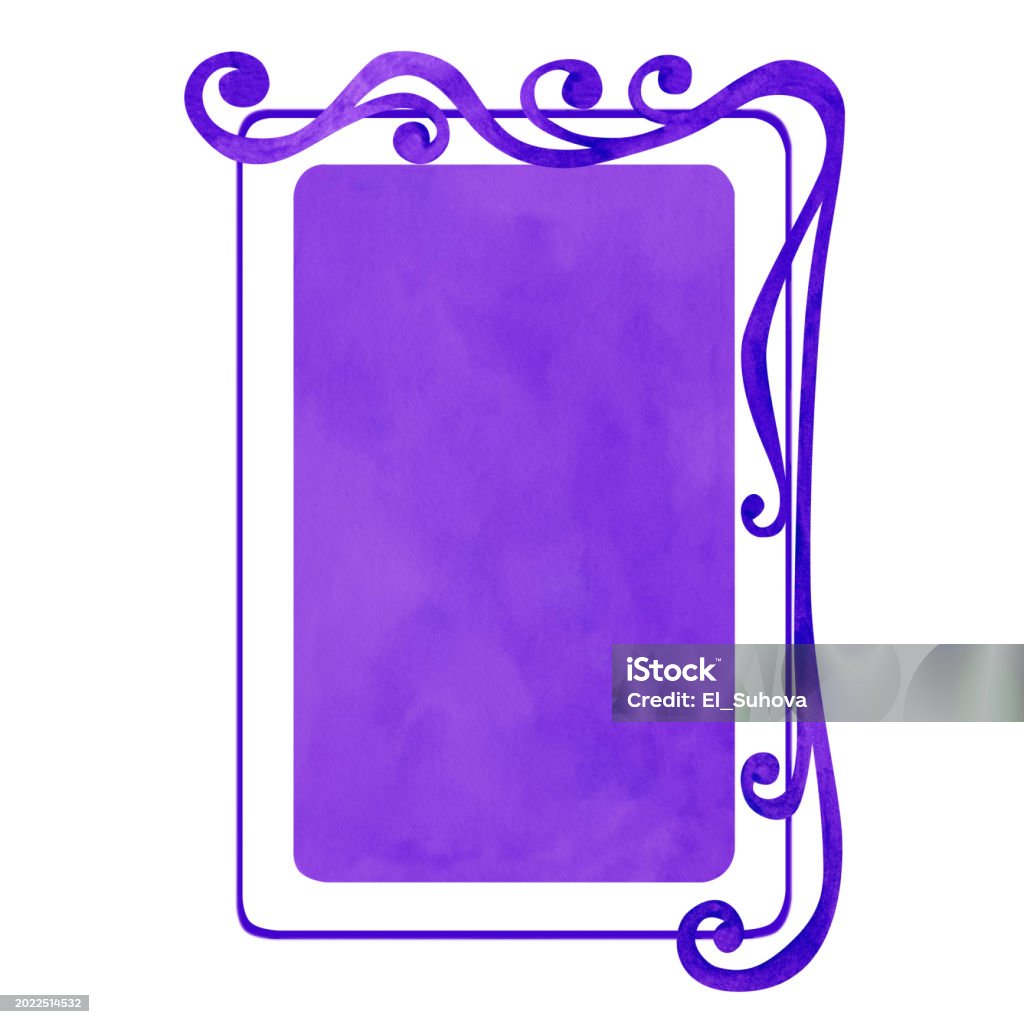 Watercolor Vintage Fantasy Frame Repeating Antique Or Art Deco Border ... Watercolor Vintage Fantasy Frame Repeating Antique Or Art Deco Border ...