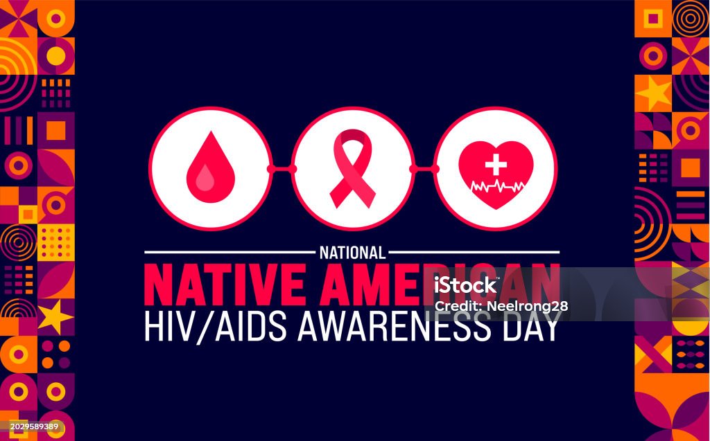 March Is National Native American Hiv Aids Awareness Day Background