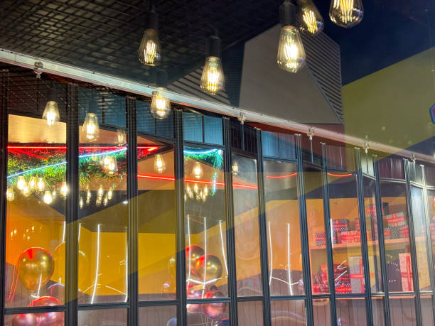 Free Stock Photo of Hanging Lights in a Restaurant | Download Free ...