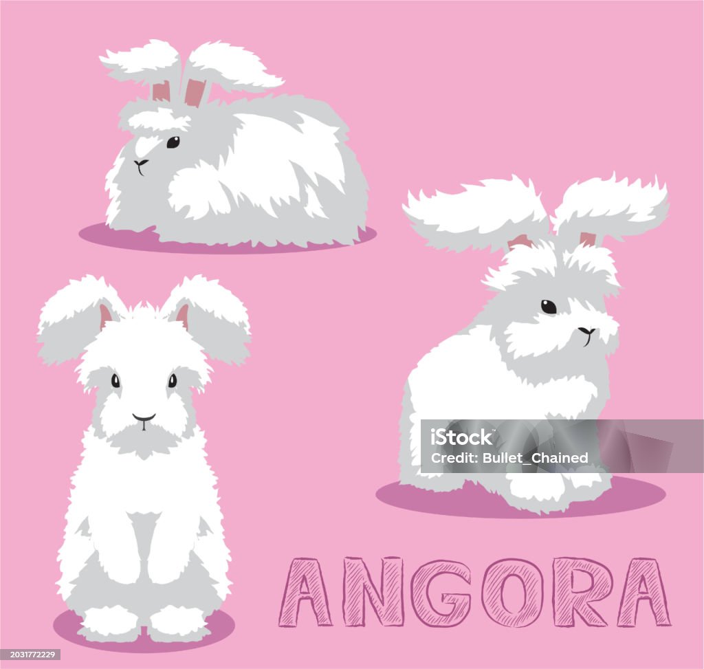 Rabbit Angora Cartoon Vector Illustration Stock Illustration Download Image Now Angora