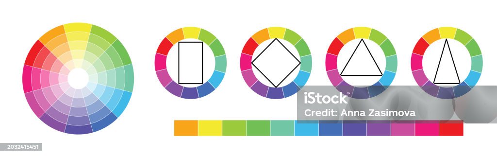 Ilustración de Esquemas De Rueda De Colores Rueda De Mezcla De Colores ... Ilustración de Esquemas De Rueda De Colores Rueda De Mezcla De Colores ...