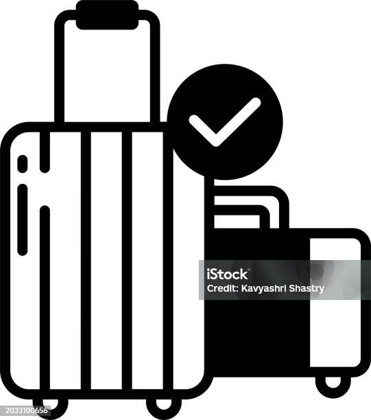 Baggage Reclaim Glyph And Line Vector Illustration Stock Illustration ... Baggage Reclaim Glyph And Line Vector Illustration Stock Illustration ...