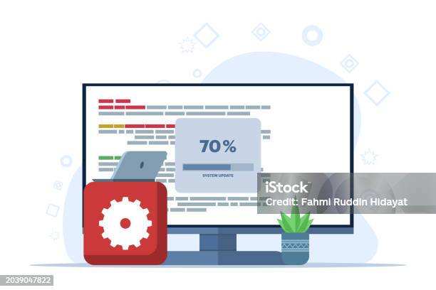 Web Development Or Programming Language Concept Css Html It Ui Cartoon