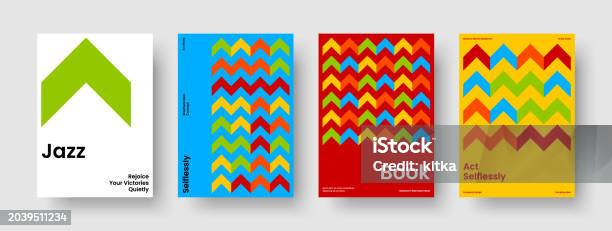 Template Banner Geometris Tata Letak Flyer Abstrak Desain Latar