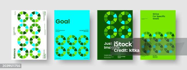 Template Presentasi Bisnis Terisolasi Tata Letak Brosur Kreatif Desain