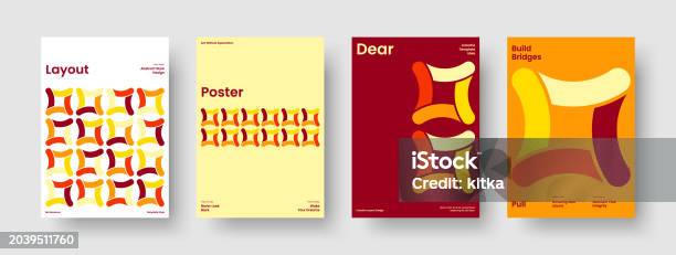 Template Brosur Abstrak Desain Sampul Buku Terisolasi Tata Letak