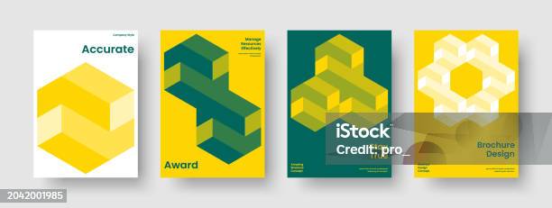 Desain Brosur Modern Tata Letak Flyer Abstrak Template Presentasi