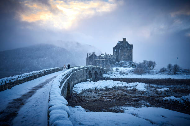 Free Stock Photo of Ancient Castle Covered in Snow | Download Free ...