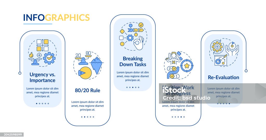 Prioritization Principles Rectangle Infographic Template Stock ... Prioritization Principles Rectangle Infographic Template Stock ...