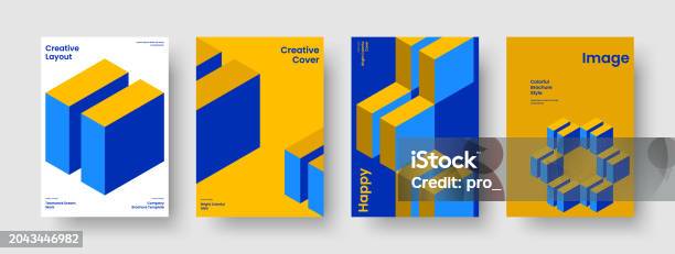 Desain Flyer Kreatif Tata Letak Banner Abstrak Template Presentasi