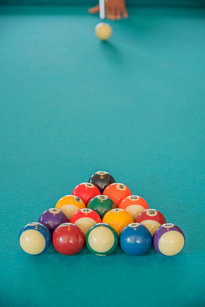 Free Stock Photo of Pool Table With Pool Balls and Racket | Download ...