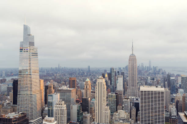 Free Stock Photo of Manhattan skyline viewed from a distance | Download ...