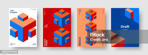 Tata Letak Presentasi Bisnis Modern Template Sampul Buku Kreatif Desain