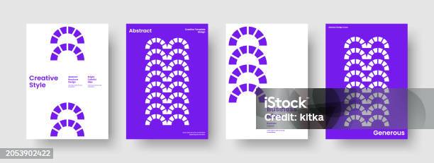 Tata Letak Latar Belakang Modern Desain Brosur Terisolasi Template