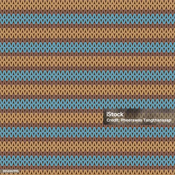 Fabric Knitting Pattern Cloth Stock Illustration Download Image Now