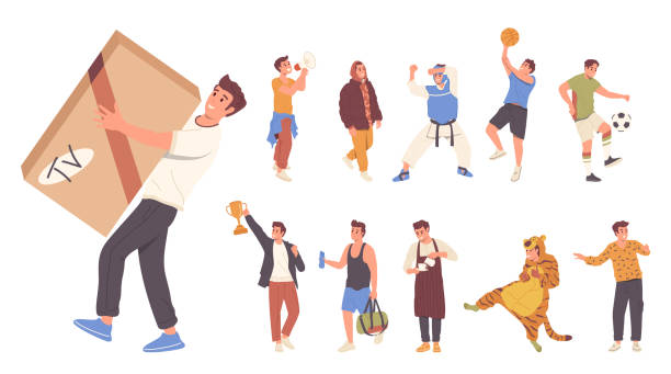 80 Pyjamas Man Walking Stock Illustrations Royalty Free Vector