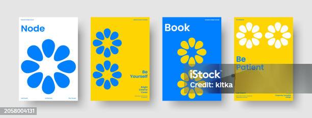 Template Poster Geometris Tata Letak Latar Belakang Abstrak Desain