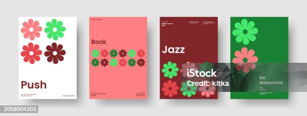 Template Flyer Modern Tata Letak Presentasi Bisnis Kreatif Desain