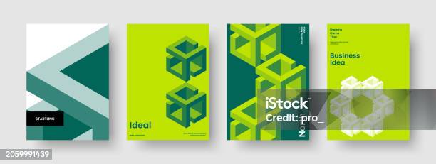 Template Flyer Abstrak Desain Poster Modern Tata Letak Laporan