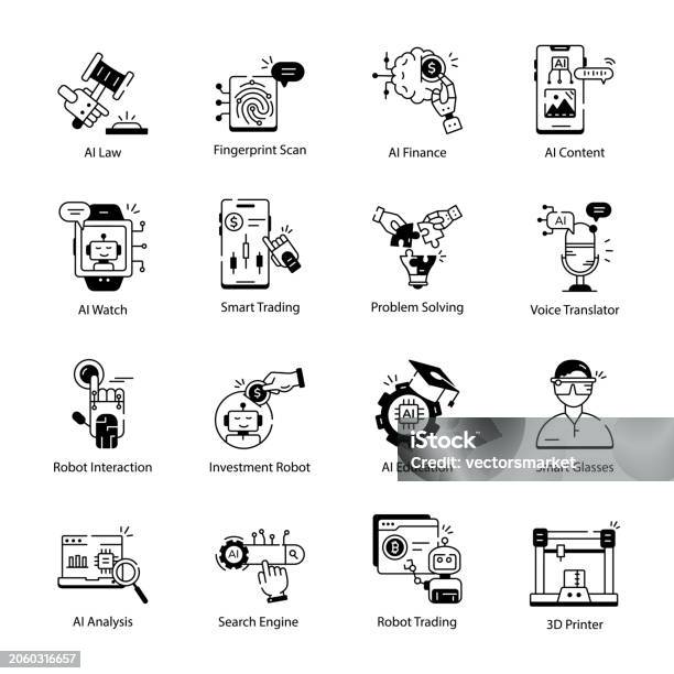 Set Of Machine Learning Linear Icons Stock Illustration - Download ... Set Of Machine Learning Linear Icons Stock Illustration - Download ...