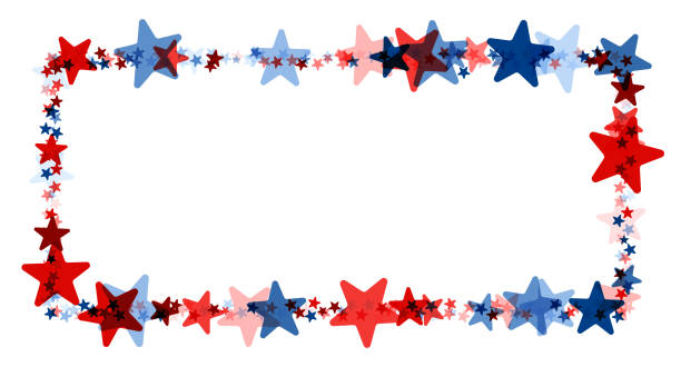 [90] Patriotic border Clipart Vector PNG , SVG, EPS, PSD, AI