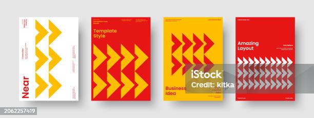 Tata Letak Latar Belakang Modern Desain Flyer Terisolasi Template