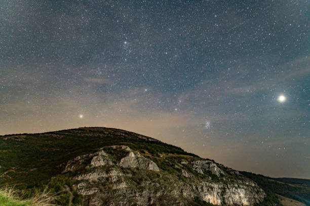 Free Stock Photo of Night Sky - Starry Sky Over the Horizon | Download ...
