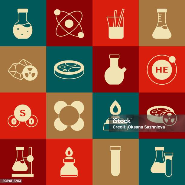 Atur Tabung Reaksi Dengan Cairan Beracun Helium Gelas Laboratorium