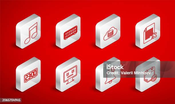 Atur Kalender Garis Dengan Tanda Centang Jam Flip Retro Database Cloud