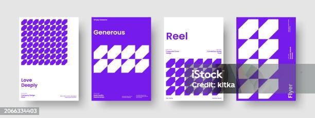 Desain Sampul Buku Geometris Tata Letak Latar Belakang Abstrak Template