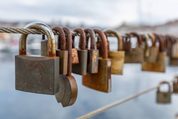 Free Stock Photo of Multiple Locks Hanging on Fence | Download Free ...