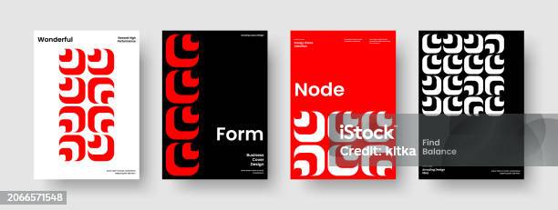 Template Sampul Buku Terisolasi Tata Letak Poster Abstrak Desain Banner