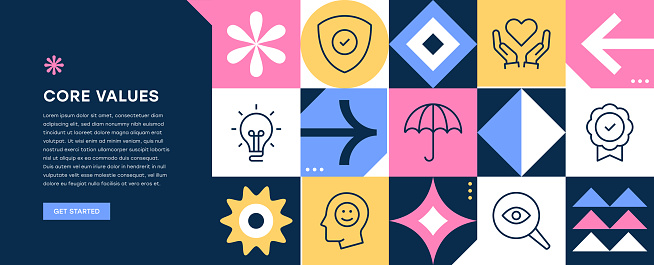 Core Values Web Banner Design Stock Illustration - Download Image Now ... Core Values Web Banner Design Stock Illustration - Download Image Now ...