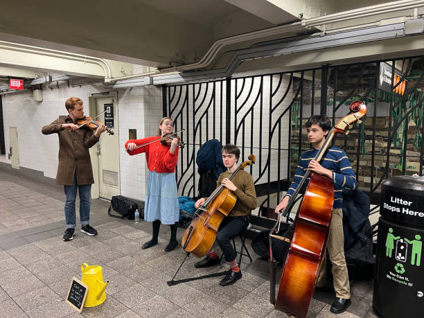 Free Stock Photo of Street musicians performing in subway | Download ...