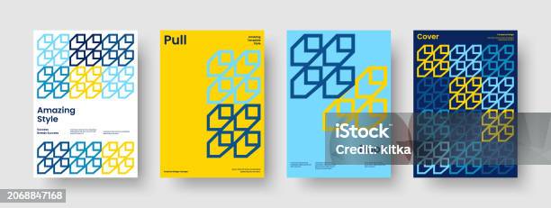 Template Sampul Buku Kreatif Desain Latar Belakang Modern Tata Letak