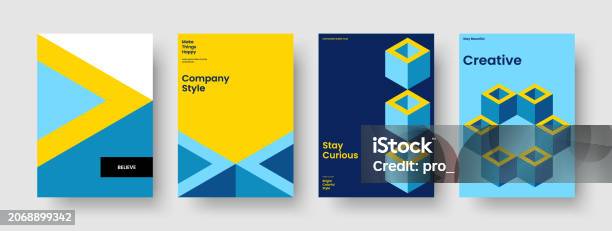 Desain Banner Abstrak Tata Letak Latar Belakang Modern Template